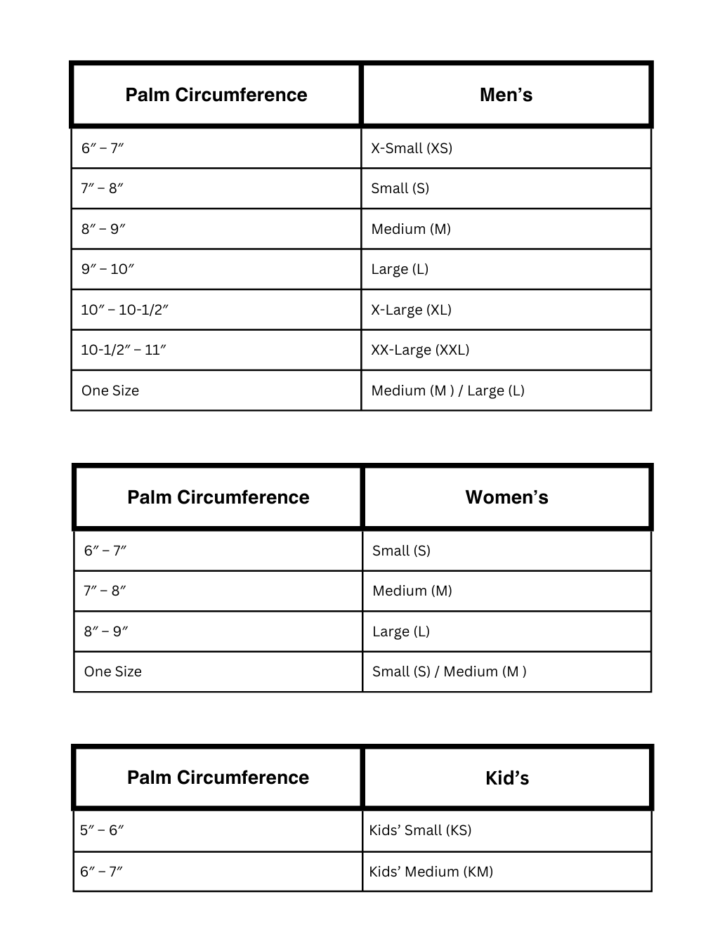 Size Guide – Safe 360